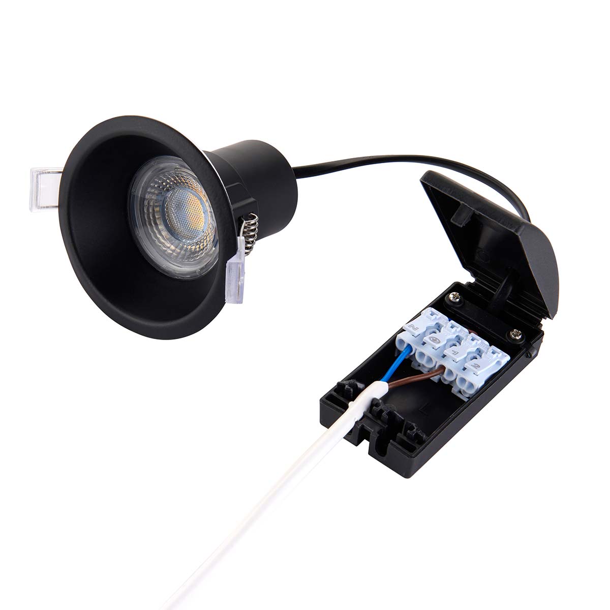 ShieldECO CCT LED Anti Glare Downlight Matt Black IP65 101343