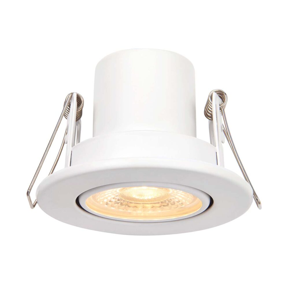 ShieldECO 500 5w CCT LED Tilt Downlight White 500lm 108294
