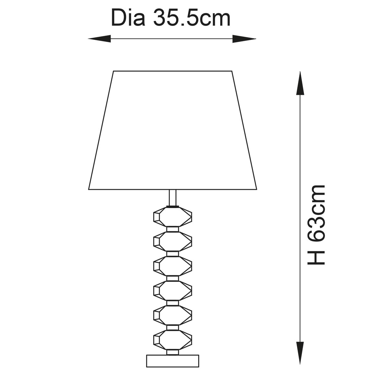 Annabelle Frosted Crystal Table Lamp Gold Pink Shade 98344
