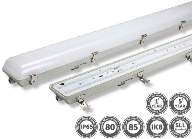 Dura 5ft IP65 Anti Corrosive Double 52W LED Garage Batten 06716