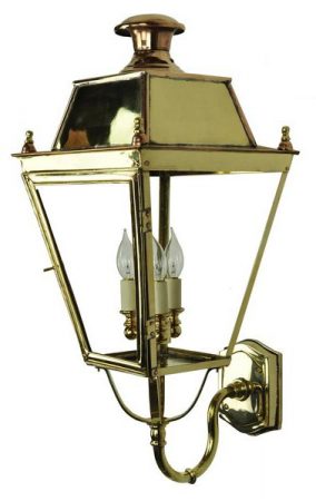Brass Period Outdoor Lighting | Vintage Brass Garden Lights