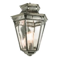 Nickel Period Outdoor Lighting | Vintage Nickel Garden Lights