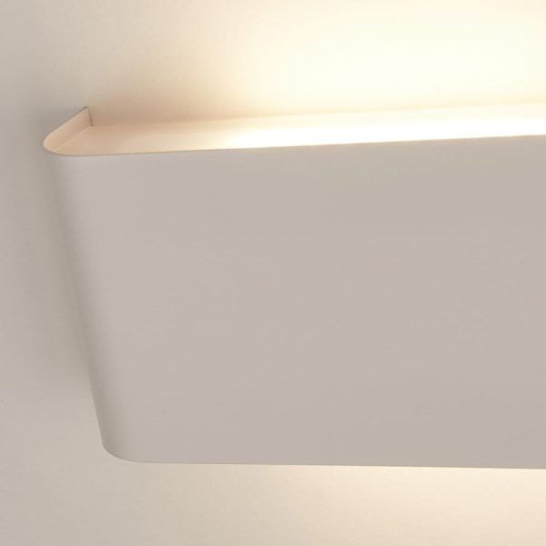 Match Box Modern LED Wall Up & Down Wall Washer Light Matt White